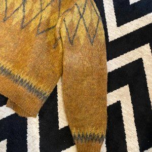 Catalina | Sweaters | Catalina Mohair Cardigan In Argyle Print 96s ...